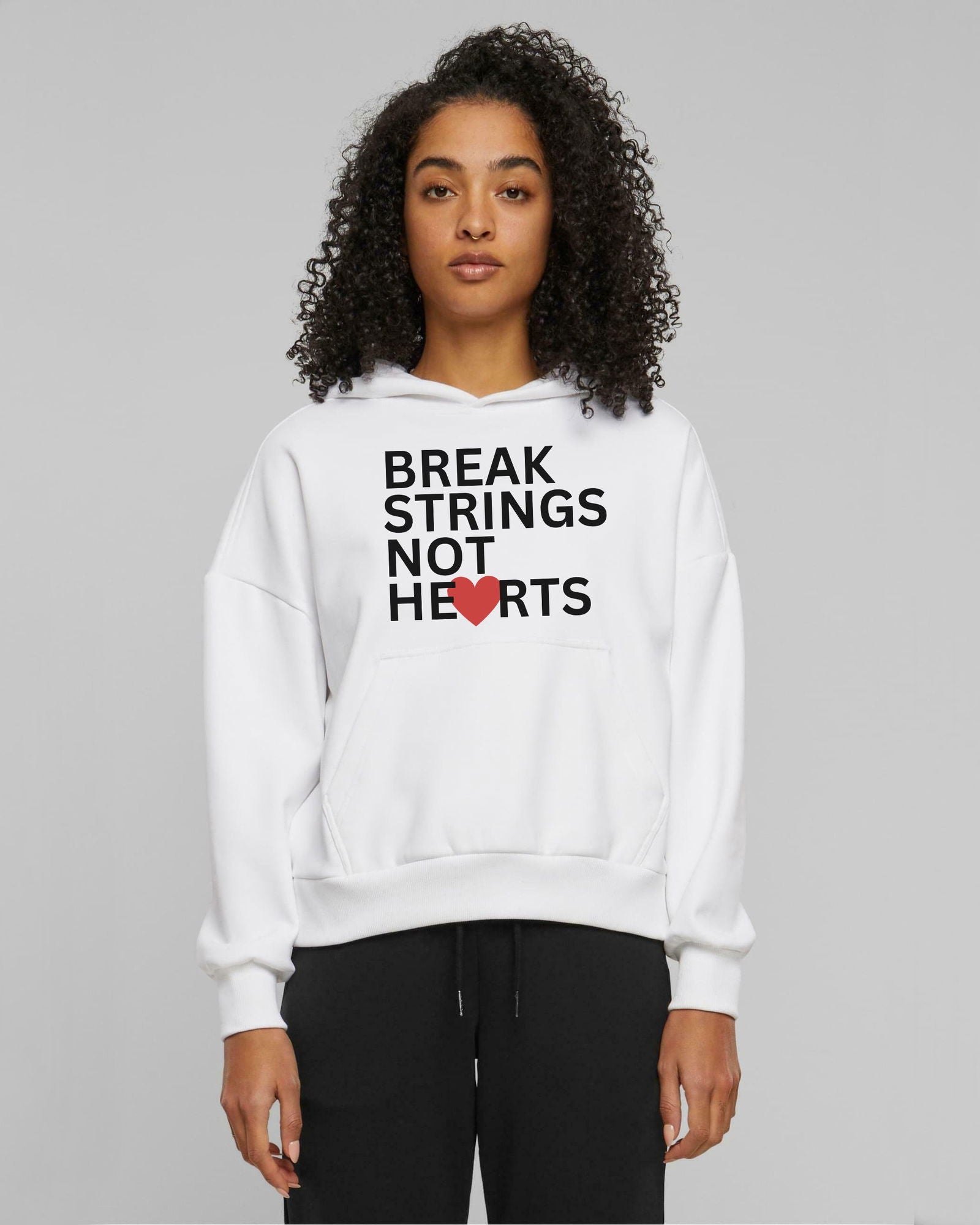 BREAK STRINGS NOT HEARTS - Tennis Hoodie – GRANDSLAM Clothing