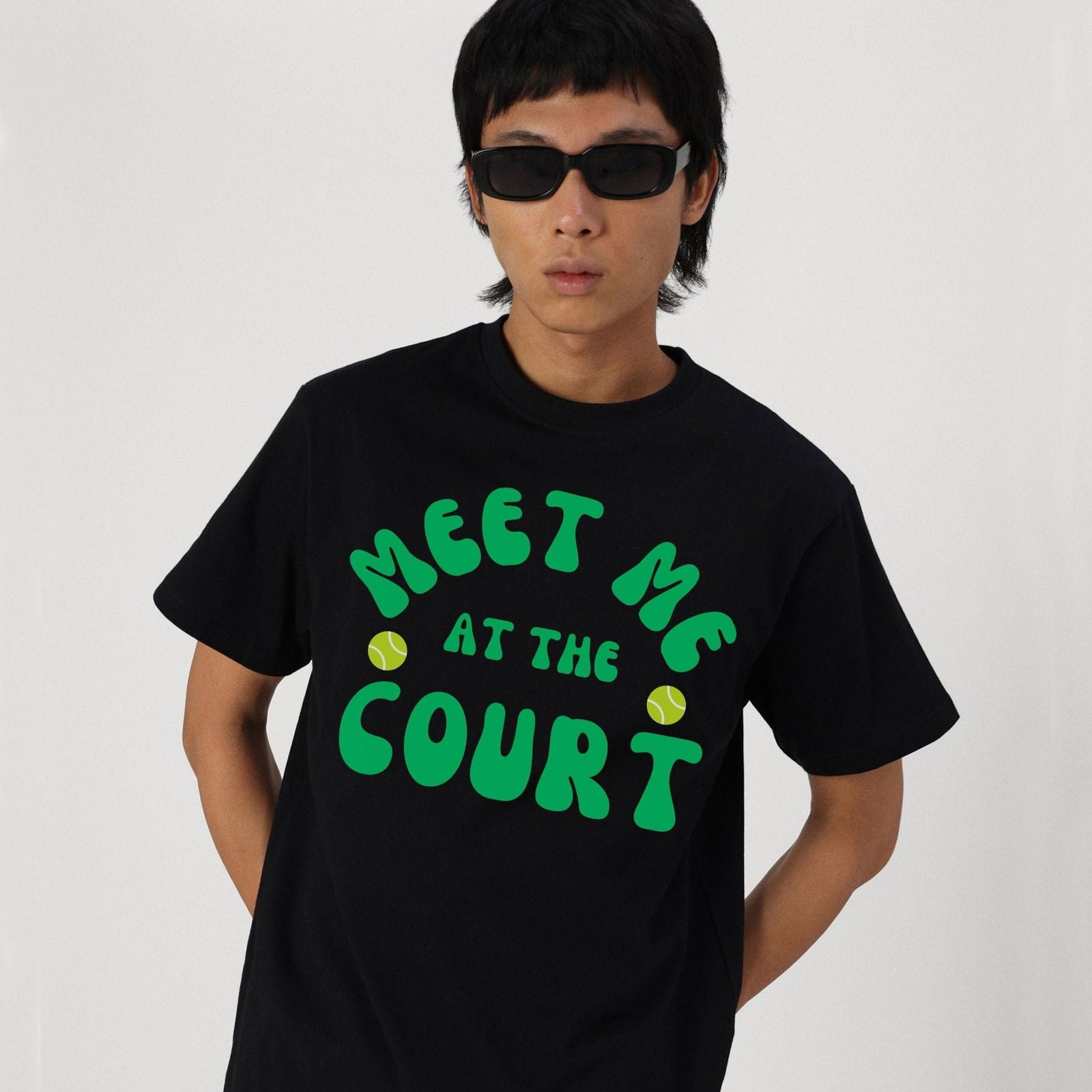 MEET ME AT THE COURT - Tennis Basic Tee – GRANDSLAM PH
