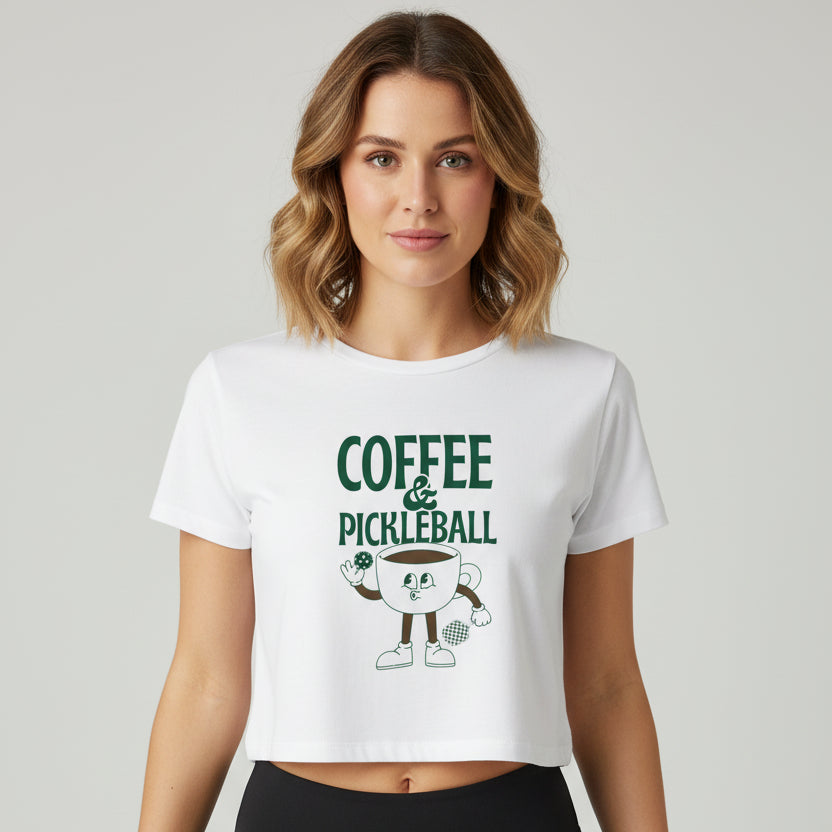 COFFEE & PICKLEBALL - Pickleball (Crop Top) – GRANDSLAM PH